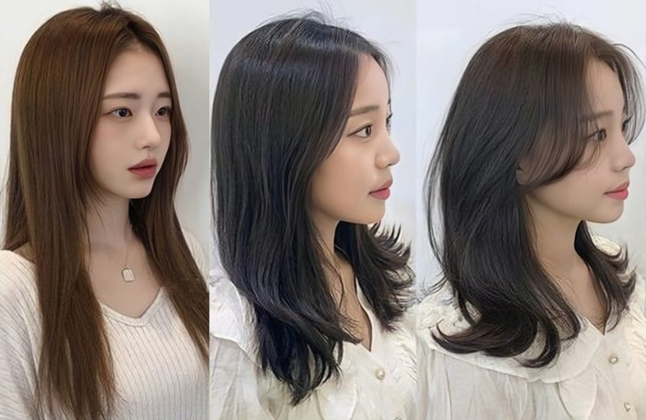 Gaya Rambut Wanita Korea Panjang yang Anggun dan Modis - Moztrip Beauty ...
