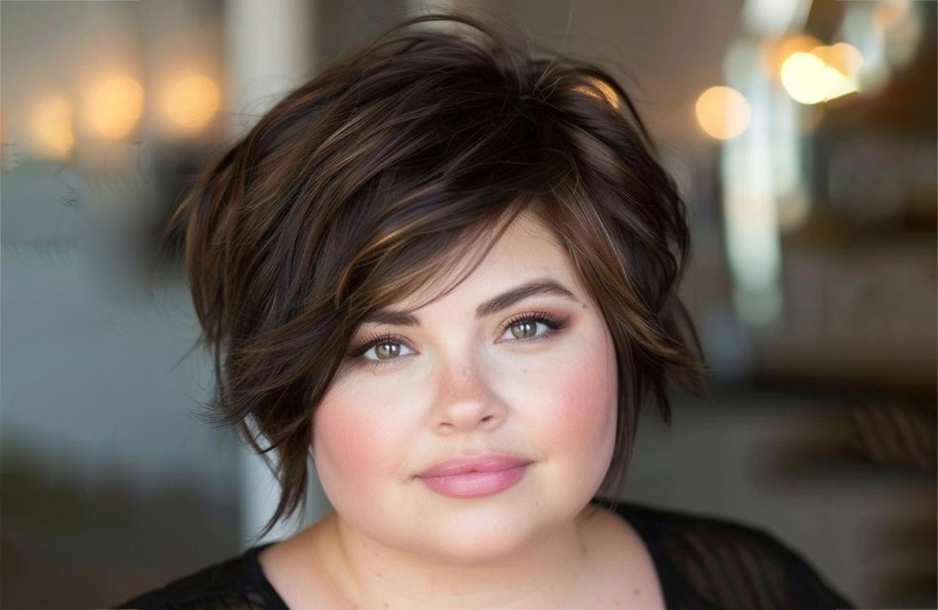 Model Rambut Pendek Wanita Gemuk dengan Pipi Tembem - Moztrip Beauty ...